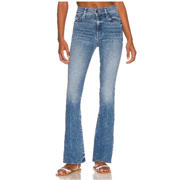 MOTHER | Jeans | Mother High Waisted Weekender Skimp Flare Jeans In We ...